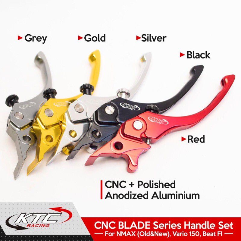 Jual handle rem kiri kanan cnc steel ktc racing untuk motor nmax nmax ...