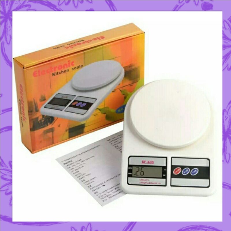 Jual Timbangan Dapur Digital Kitchen / Scale SF-400 / Timbangan kue ...