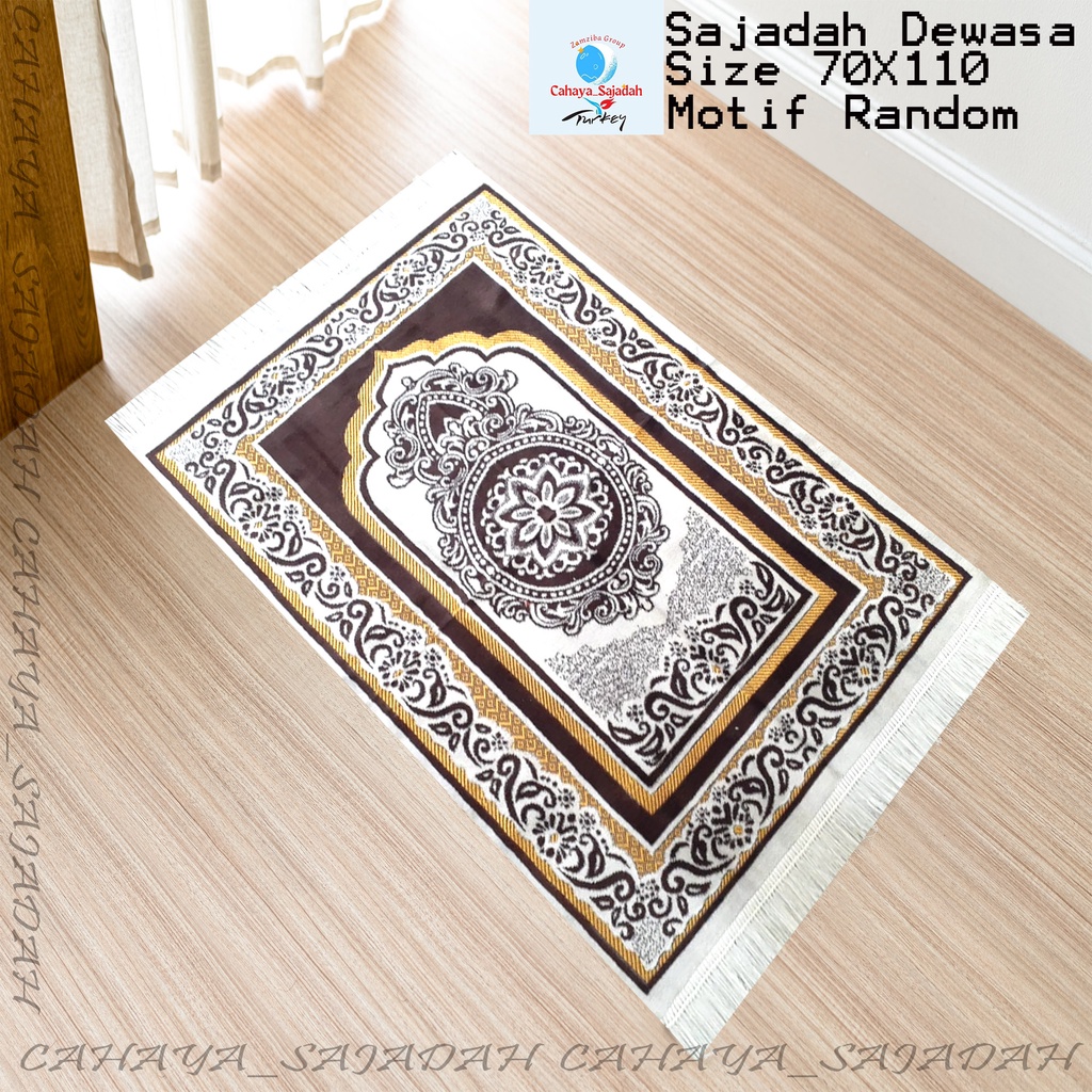 Jual Sajadah Turki Dewasa Exclusive/ukuran 70 cm x 110 cm/ Sajadah ...