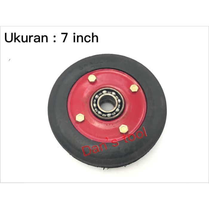 Jual Roda Lorry 7 inch Double Bearing Troli Trolley Lori | Shopee Indonesia