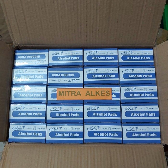 Jual alkohol swab / alkohol pads / tissu alkohol / alkohol tissue ...