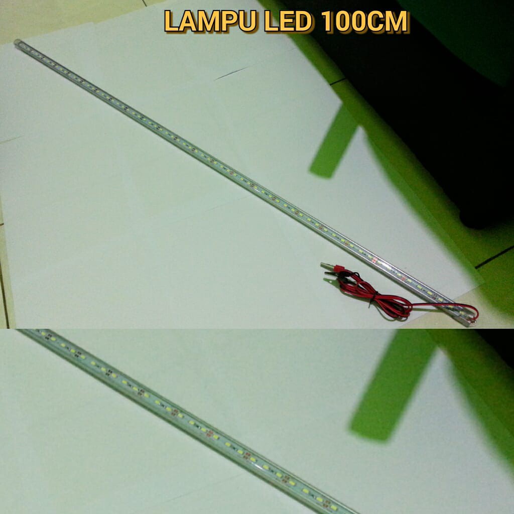 Jual lampu led aki/lampu aki led/lampu akuarium/lampu t4 100cm | Shopee Indonesia