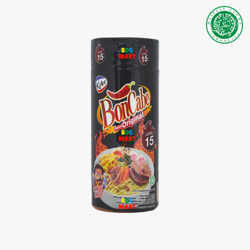 Jual BOTOL Kobe Bon Cabe Sambal Tabur Rasa Original Level 15 Halal MUI ...