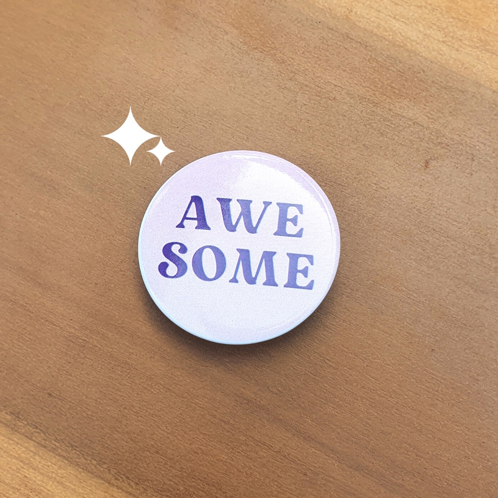 Jual Varian Pin Tas Aksesoris bros y2k diameter 3cm Mini catur Black ...