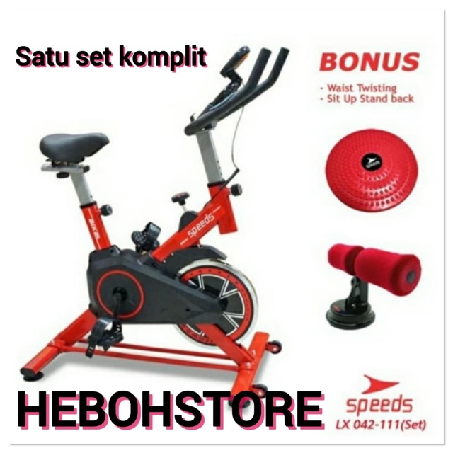 Jual Khusus GOSEND SEPEDA STATIS SPINNING BIKE ALAT GYM OLAHRAGA SPEEDS ...