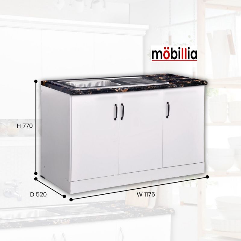 Jual kitchen set bawah lemari dapur modern sing tempat cuci piring ...