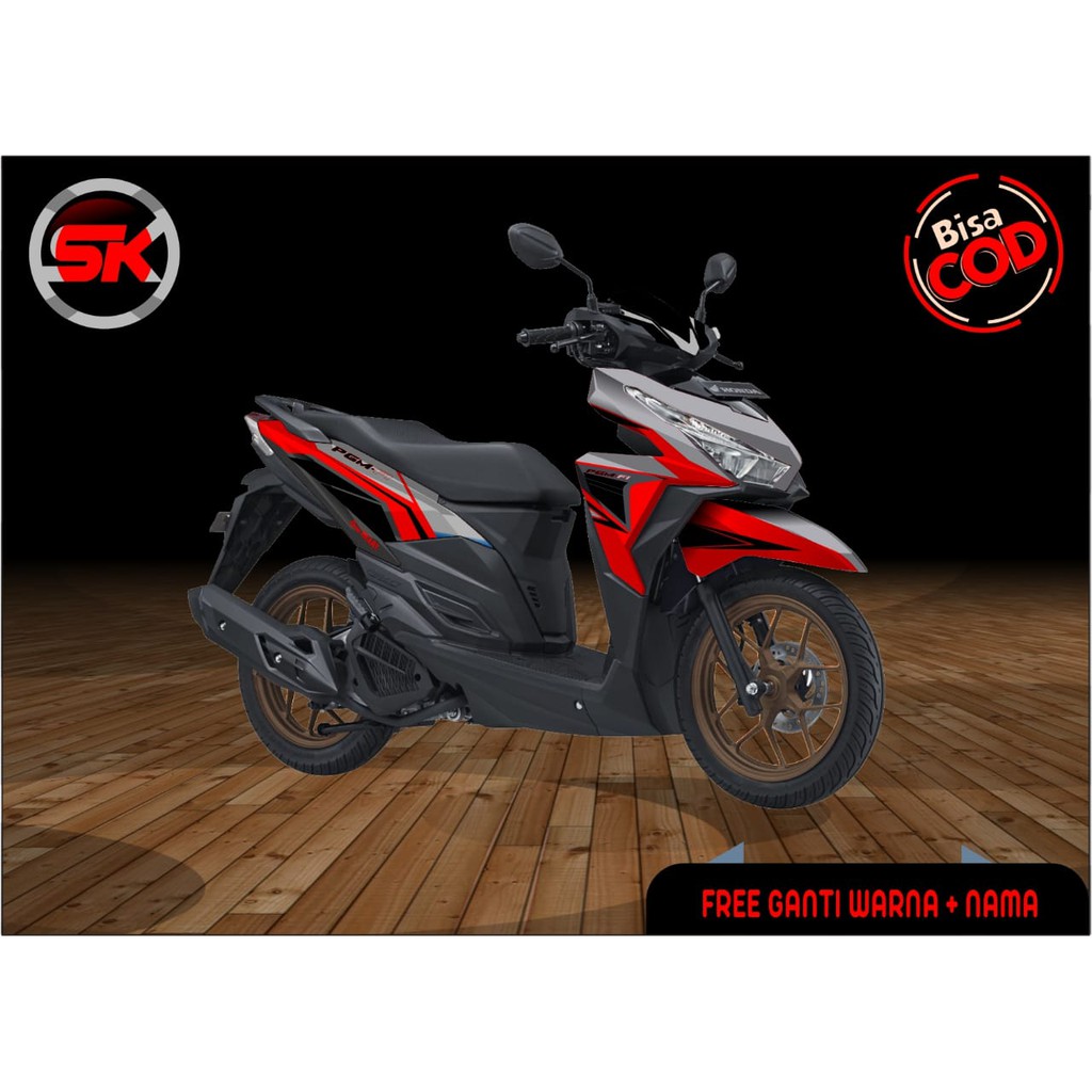 Jual Sticker decal full body Honda merah abu | Shopee Indonesia