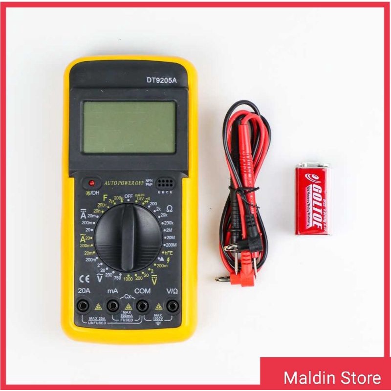Jual Alat Ukur Kelistrikan Multimeter Multitester Avometer Digital DT ...