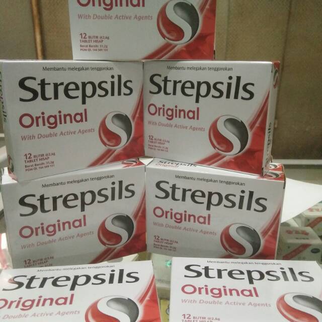 Jual Strepsil permen rasa original isi 12 | Shopee Indonesia