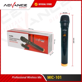 Jual Advance Professional Wireless Microphone Single Mikropon MIC101 Garansi Resmi Advance 1 ...