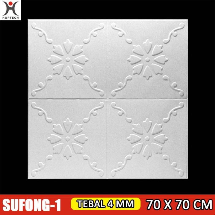 Jual Wallpaper Dinding 3D Motif Batik 70x70cm Sticker Tembok Foam Tebal 4mm - SUFONG-1 | Shopee ...