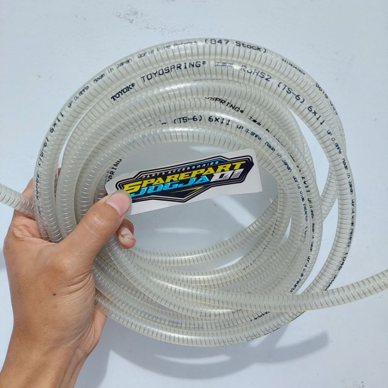 Jual SELANG TRANSPARAN TOYO SPRING JAPAN ORIGINAL TOYOX FILTER BENSIN ...