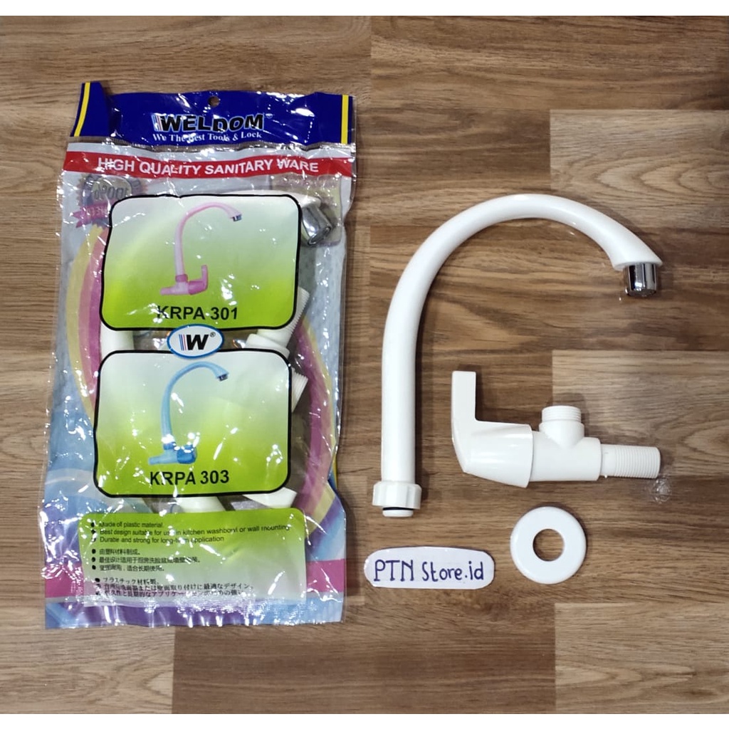 Jual KRAN CUCI PIRING LEHER ANGSA / KRAN ANGSA PLASTIK WELDOM | Shopee ...