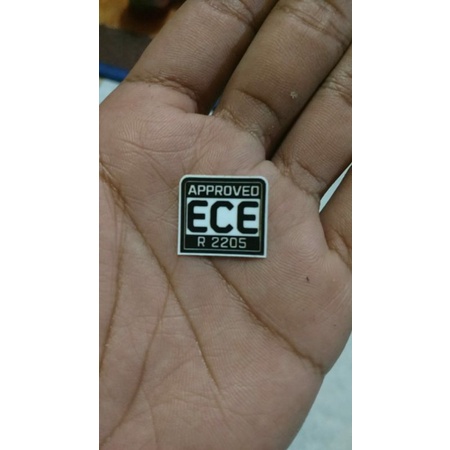 Jual Sticker-Stiker-Decal-Tempelan-Logo-Label Helm Motor Approved ECE R ...