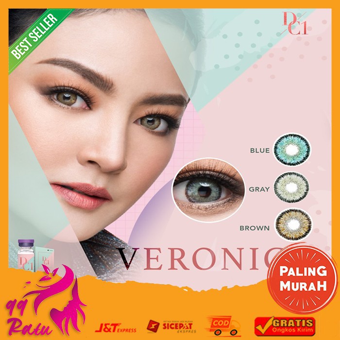 Jual ORIGINAL Softlens VERONICA By Dream Color 1 Normal (Harga Sepasang ...