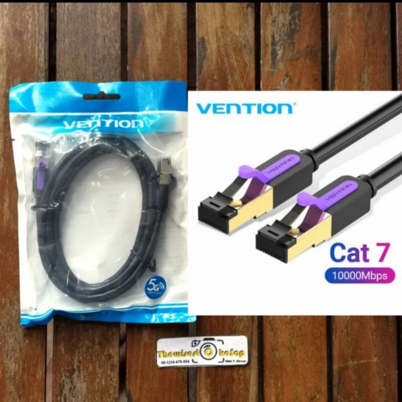 Jual Vention Kabel Ethernet LAN Cat7 10Gbps High Speed RJ45 STP Cable ...
