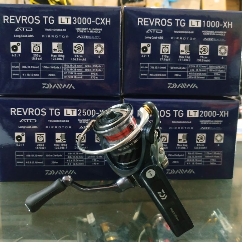Jual REEL DAIWA REVROS TG LT 1000XH/2000XH/2500XH/3000CXH | Shopee Indonesia