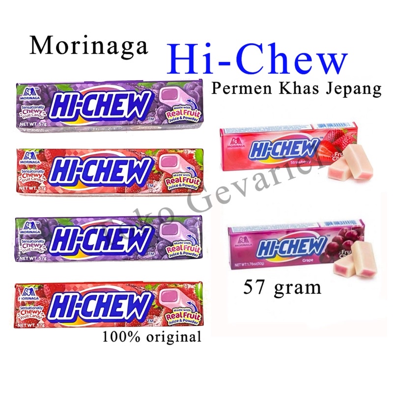 Jual hi chew morinaga permen jepang 57 gr | Shopee Indonesia