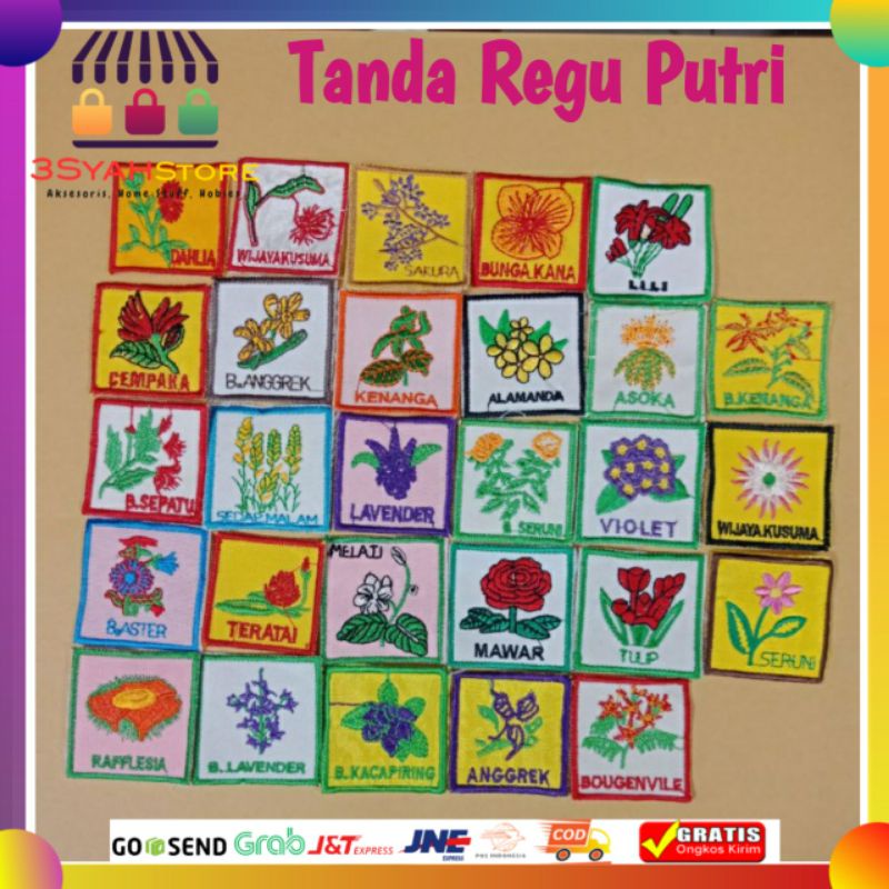 Jual Badge + Bendera Regu Pramuka Penggalang Putri [set] | Shopee Indonesia