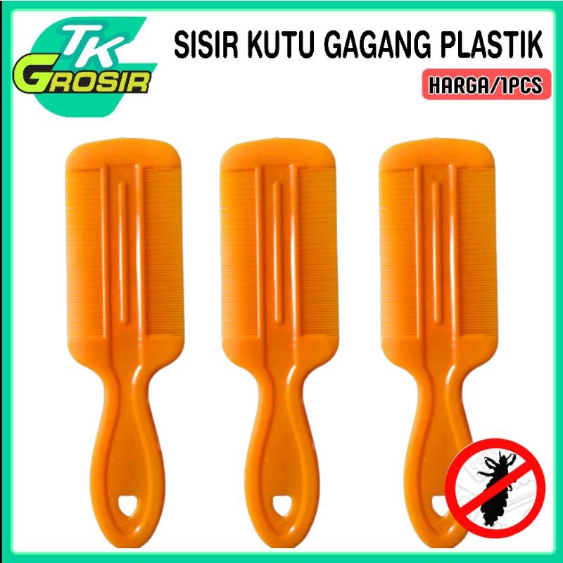 Jual serit kutu/sisir kutu gagang plastik/sisir kutu murah | Shopee ...