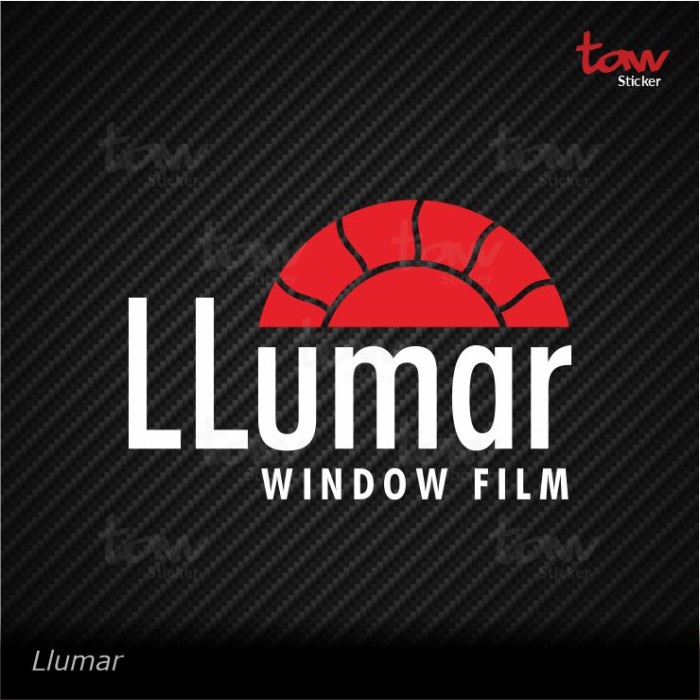Jual Llumar Lumar 2 Warna Cutting Sticker Stiker Kaca mobil motor Laptop - 6x4 cm | Shopee Indonesia