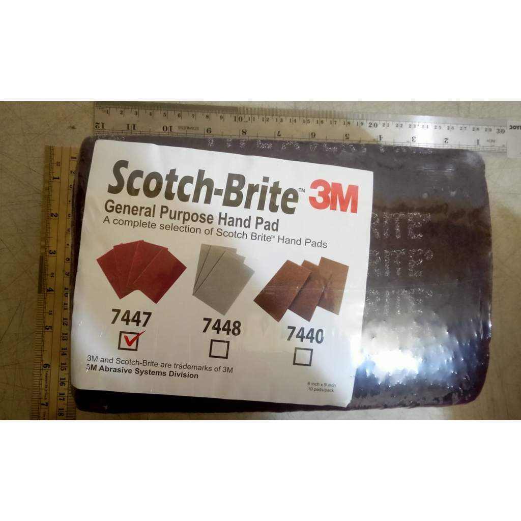 Jual Scotch Brite 3M Type 7447 Red / Merah (1 LEMBAR) | Shopee Indonesia