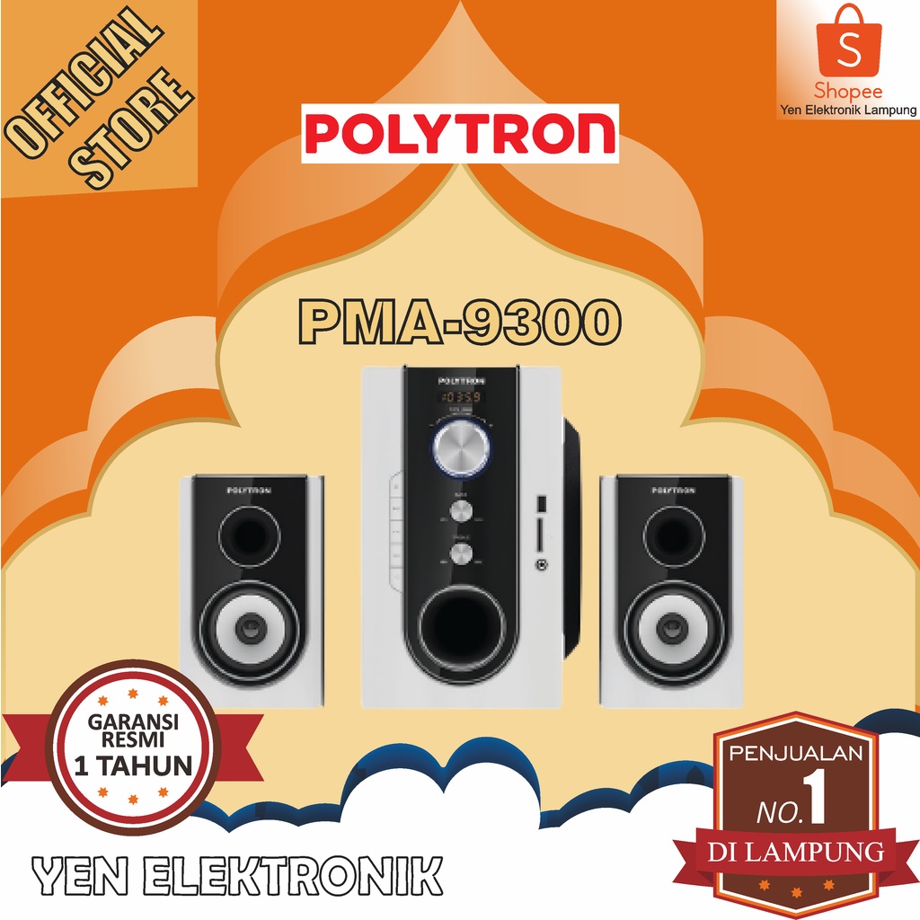 Jual Speaker Polytron Pma 9300 Bluetooth Speaker Multimedia Garansi