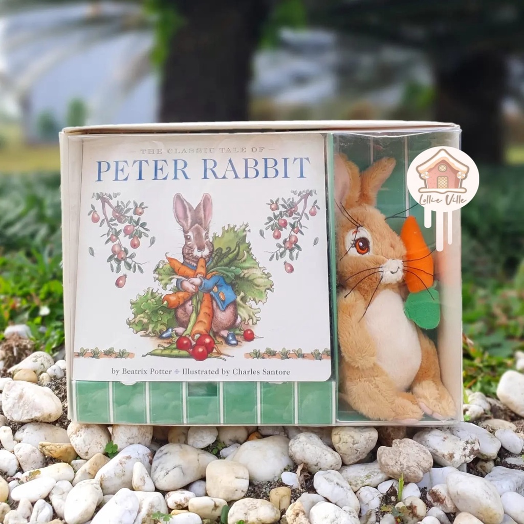 Jual Peter Rabbit Gift Set - Classic Board Book & Peter Rabbit Plush ...