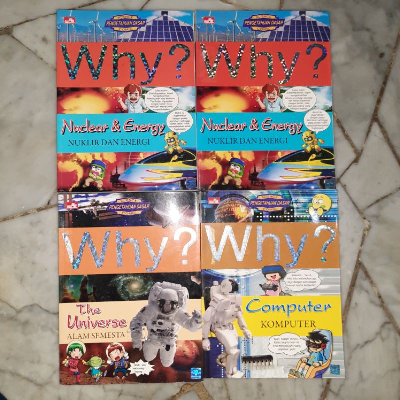 Jual BUKU KOMIK science comic WHY? pengetahuan dasar LABEL ORANYE | Shopee Indonesia