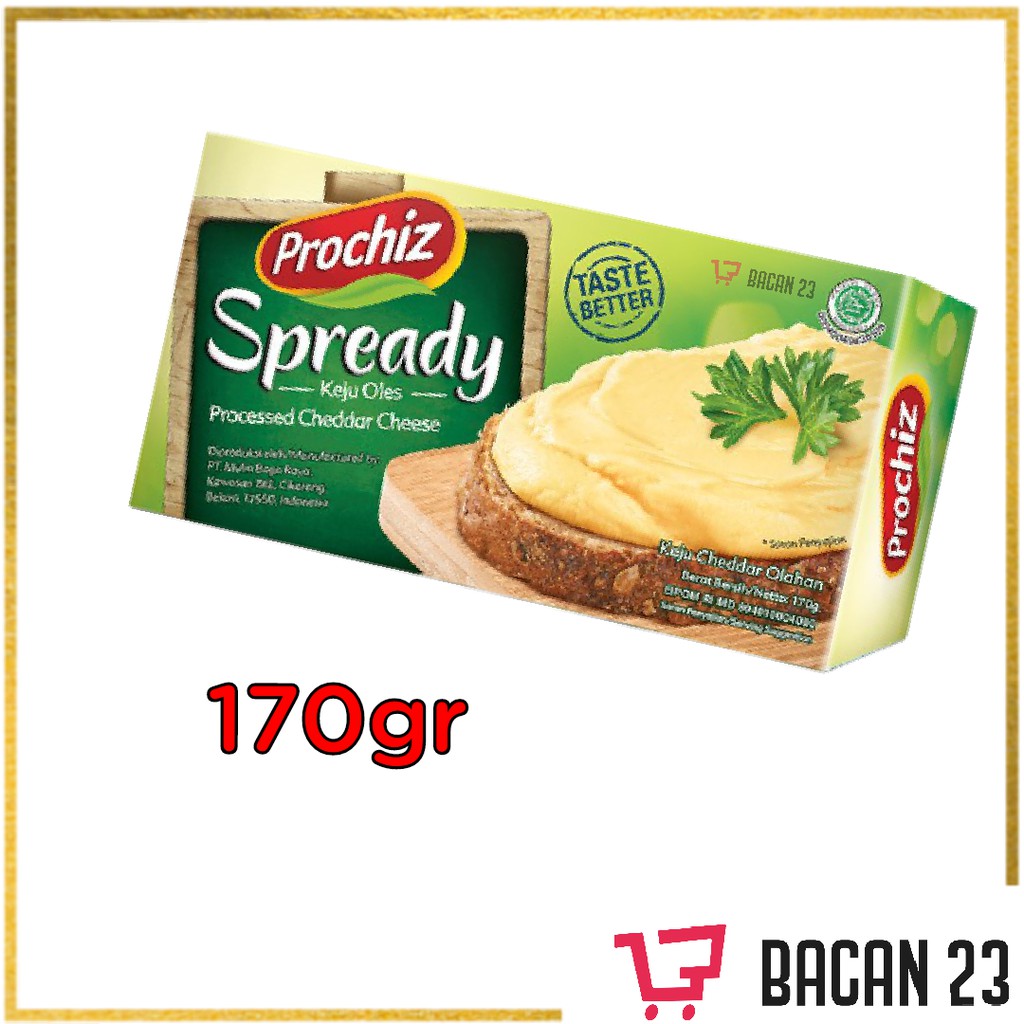 Jual Prochiz Keju Cheddar ( 160-170g ) ( Cheddar - Gold - Quick Melt ...
