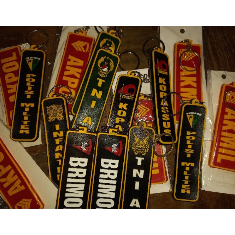 Jual Ganci TNI / Ganci Polisi / Gantungan Kunci Karet TNI AD / TNI AU ... Jual Ganci TNI / Ganci Polisi / Gantungan Kunci Karet TNI AD / TNI AU ...