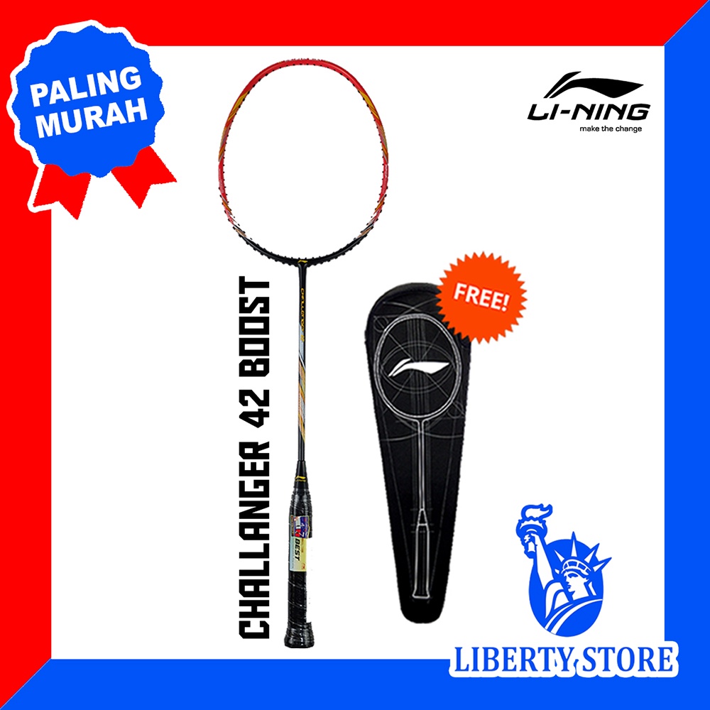 Jual Raket Badminton ORIGINAL LINING CHALLENGER 42 BOOST + TAS | Shopee ...