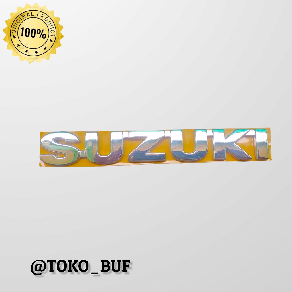 Jual Emblem Tulisan suzuki Original Bagasi Belakang Swift Ertiga Baleno Dll | Shopee Indonesia