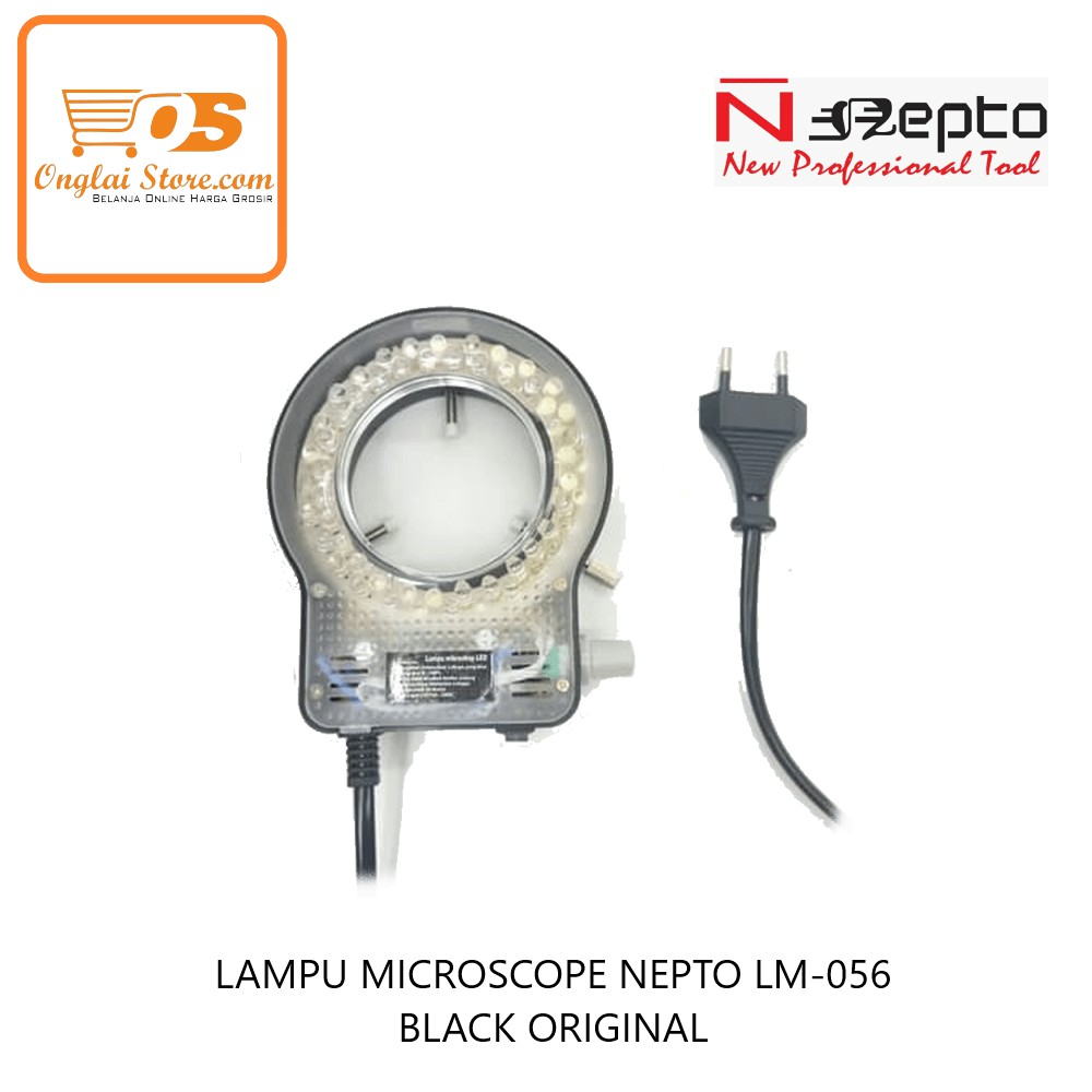Jual Lampu Microscope NEPTO LM-056 BLACK ORIGINAL | Shopee Indonesia