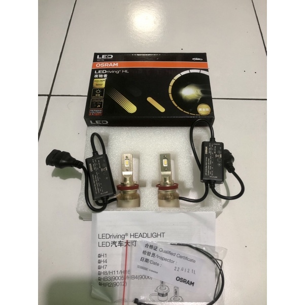 Jual Osram LEDriving HL Golden H8 H11 H16 3000K Kuning Pekat 36211YE ...