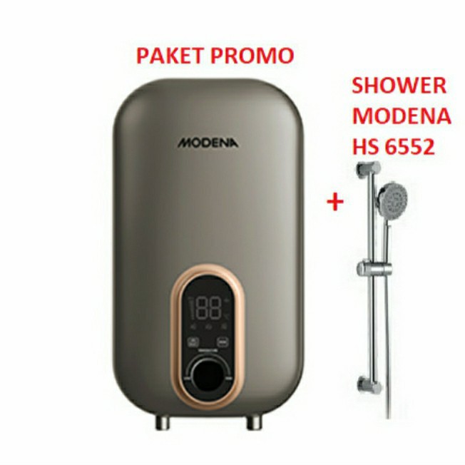 Jual MODENA Instant Water Heater EI 2D B + Shower | Shopee Indonesia