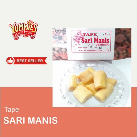 Jual Yummies Tape Singkong Sari Manis asli Jember 500gr | Shopee Indonesia