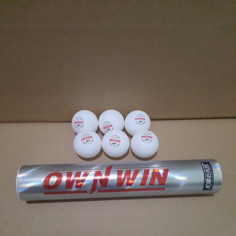 Jual BOLA PINGPONG OWNWIN 3 STAR SEAMLESS 40+ ISI 6 PC ORIGINALw | Shopee Indonesia