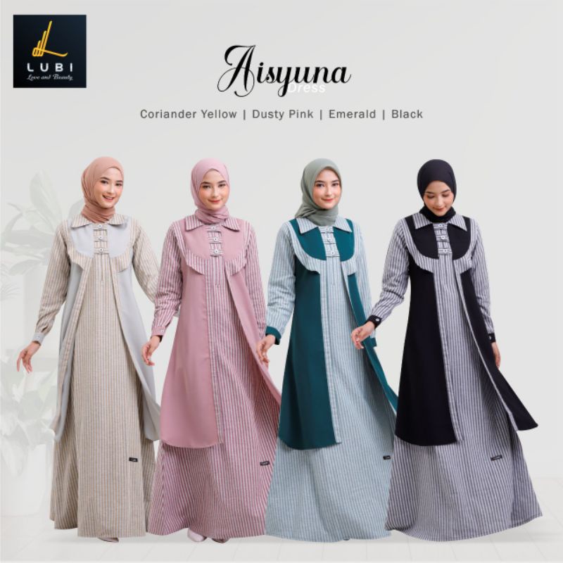 Jual Aisyuna Dress by Lubi | Shopee Indonesia