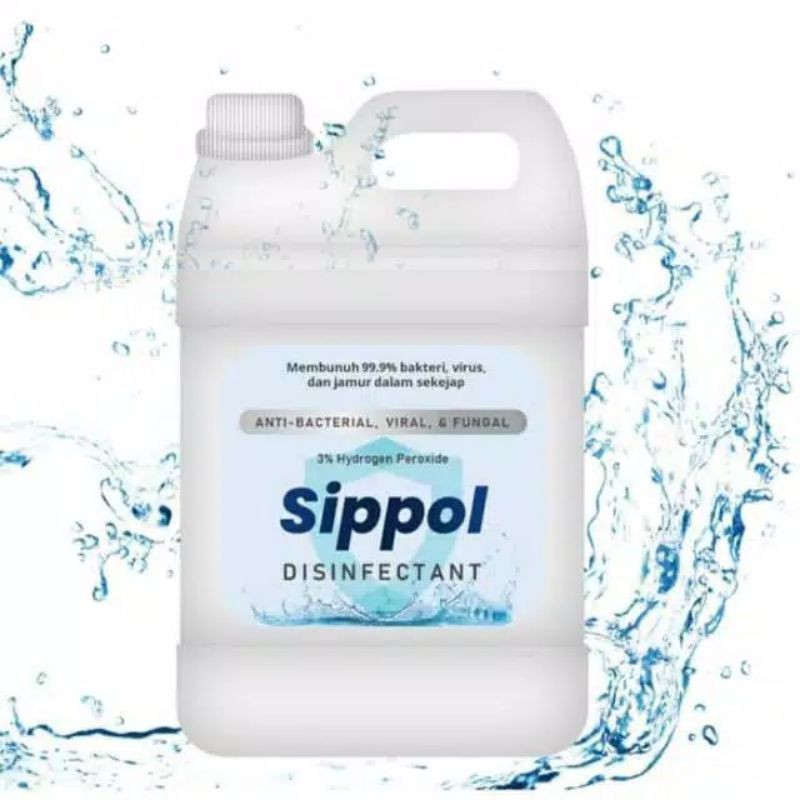 Jual cairan desinfektan SIPPOL 5 liter | Shopee Indonesia