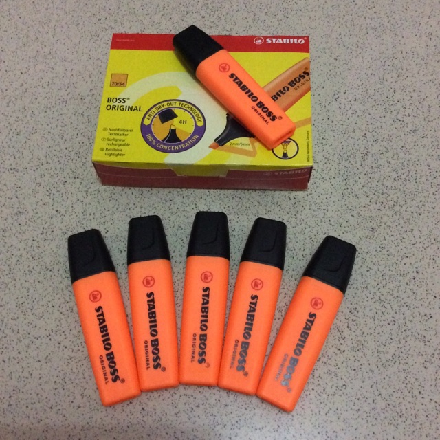 Jual Stabilo Boss Orange Original | Shopee Indonesia