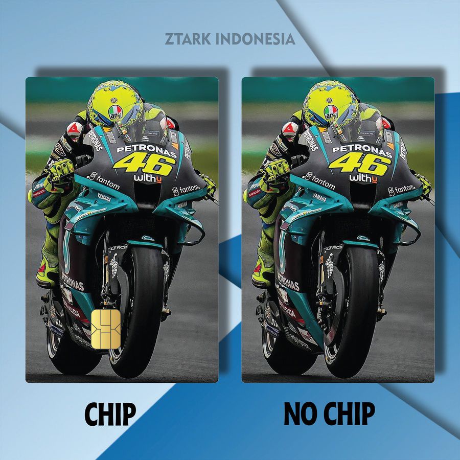 Jual 21-24 SKIN KTP GAMBAR MOTOGP VALENTINO ROSSI SASIK/82NQF/ GARSKIN ...