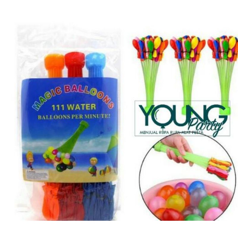 Jual Balon Air/ Magic water ballons per pack | Shopee Indonesia