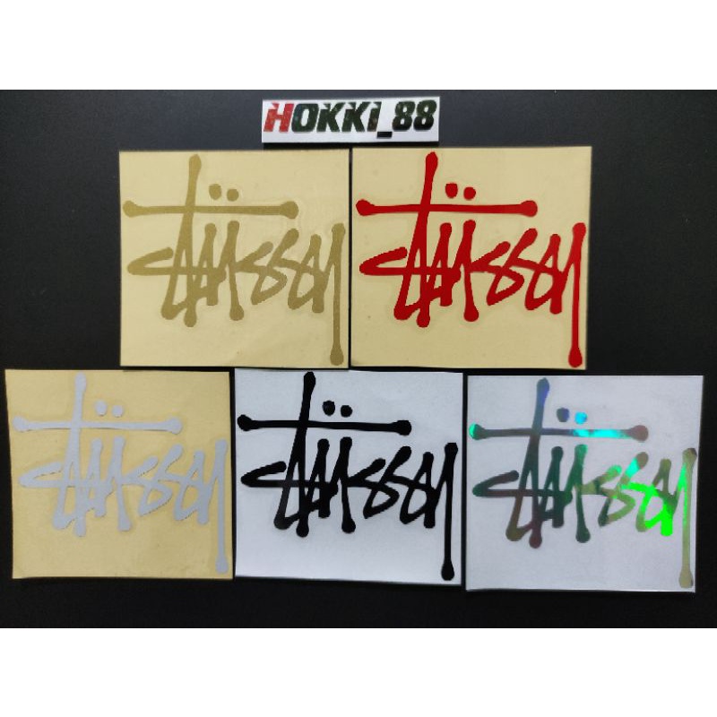 Jual Stiker stussy cutting sticker stussy cutting stiker motor sticker ...