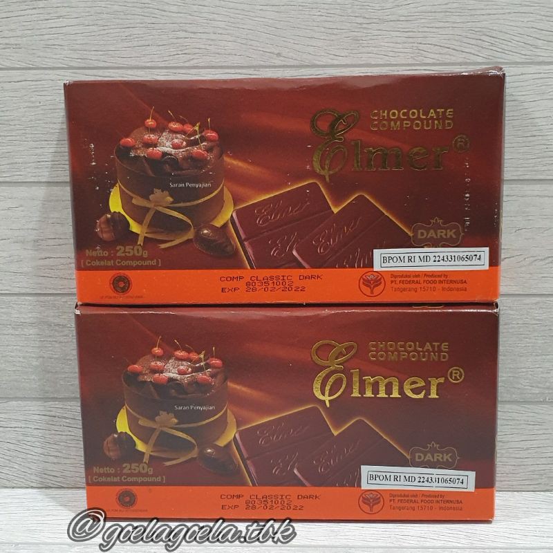 Jual Elmer Chocolate Compound 250gr | Shopee Indonesia