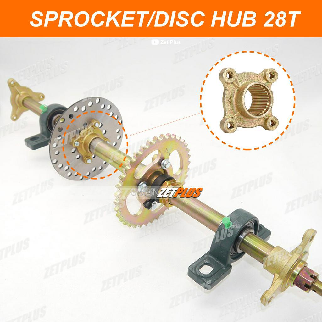 Jual NAP GEAR ATV-HUB DISC /rear wheel axle sprocket-holder/dudukan ...