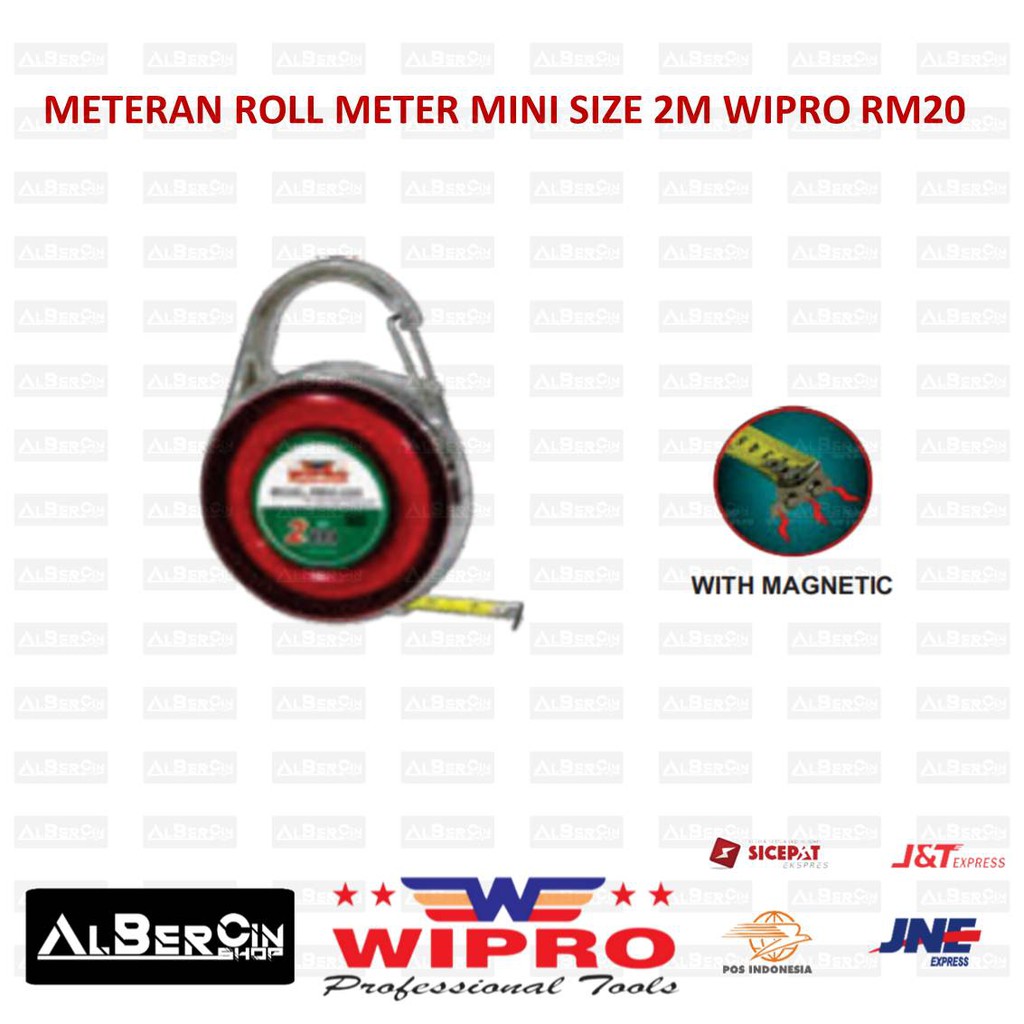 Jual Meteran Roll Mini Size 2 meter / 2M WIPRO RM20 | Shopee Indonesia
