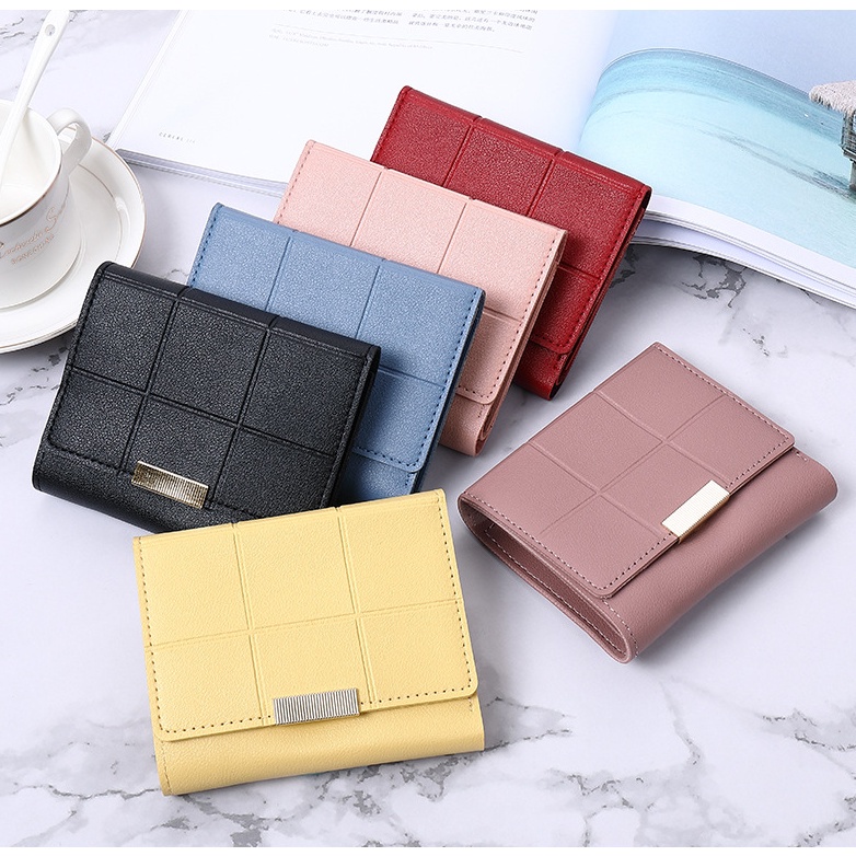 Jual (LWS) Dompet Lipat Wanita WD825 Fashion Korea Import | Shopee ...