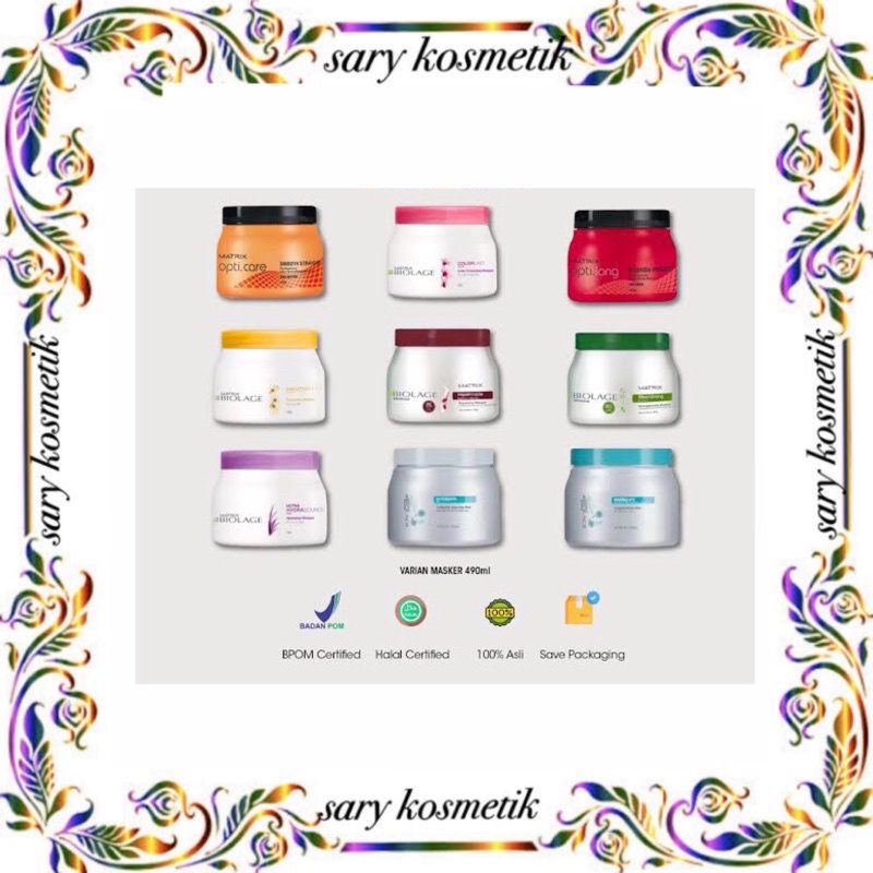Jual matrix biolage 500 gr hair mask creambath complete - matrix ...