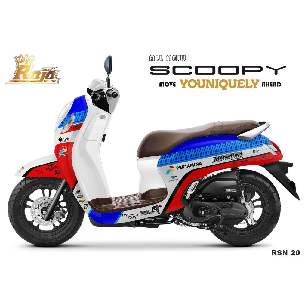 Jual Decal Sticker Honda Scoopy 2020 New Fullbody _ Stiker Dekal Scoopy ...